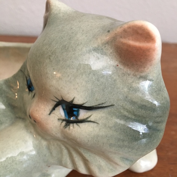 Accents | Vtg Mcm Cat Planter | Poshmark